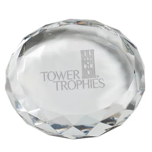 York Optical Crystal Paperweight | 90mm | , Buy Online in UK from Tower ...