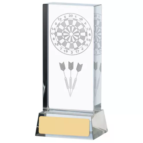 Darts Lasered Glass Block | 125mm | G7 , Buy Online in UK from Tower Tro...
