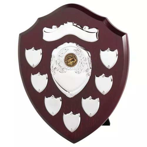 Swatkins Perpetual Shield Award - Scroll & 7 Side Shields | 254mm, Buy O...