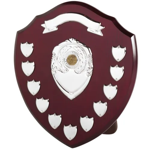 Perpetual Shield Award - Scroll & 11 Side Shields | 356mm, Buy Online in...