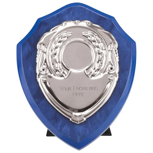 Reward Replioca Shield | Azure Blue & Silver | 125mm | , Buy Online in U...