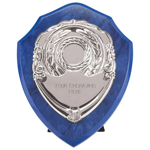 Reward Replioca Shield | Azure Blue & Silver | 175mm | , Buy Online in U...