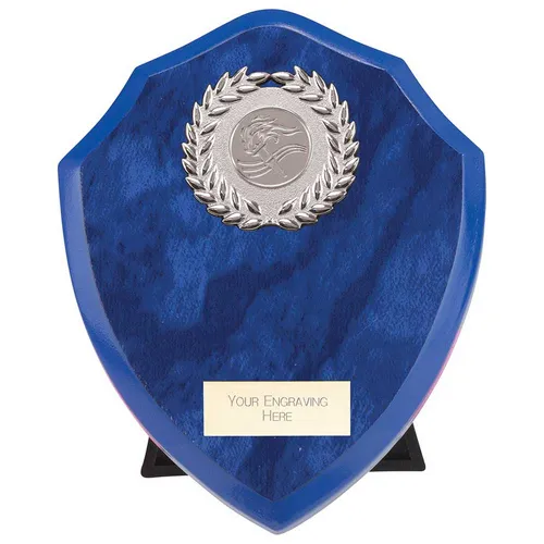 Reward Wreath Shield | Azure Blue | 175mm | , Buy Online in UK from Towe...