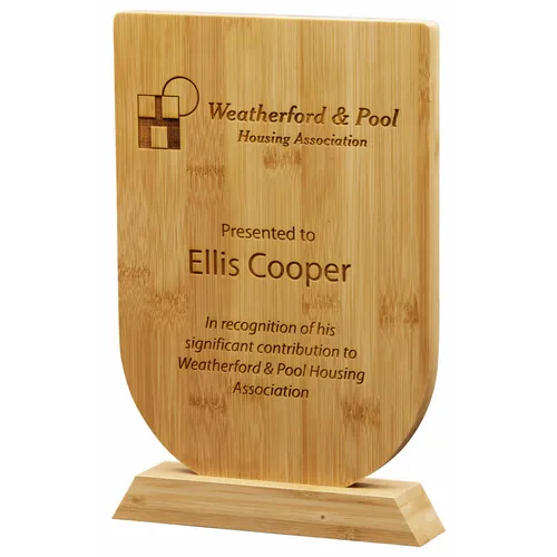 Bamboo Certificate Trophy | 280mm, Buy Online in UK from Tower Trophies
