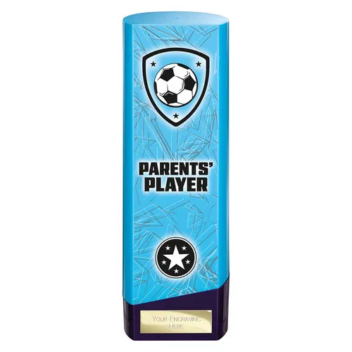 Prime Heavyweight Football Trophy | Parents Player | 220mm | Blue, Buy O...