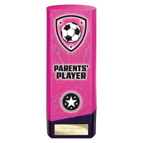 Prime Heavyweight Football Trophy | Parents Player | 190mm | Pink, Buy O...