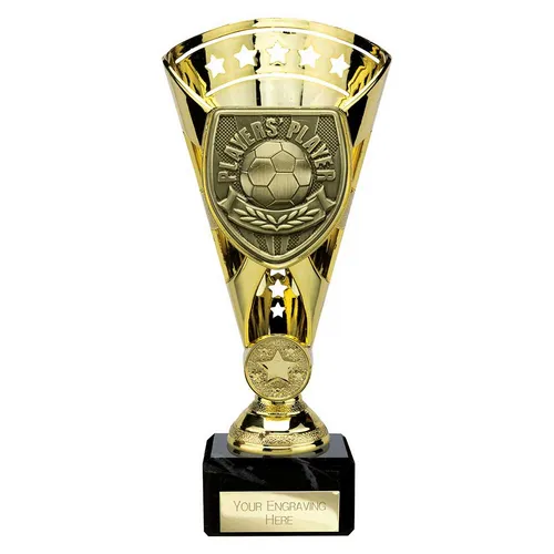 Cobra Star Football Trophy | Players Player | 210mm | Gold, Buy Online i...